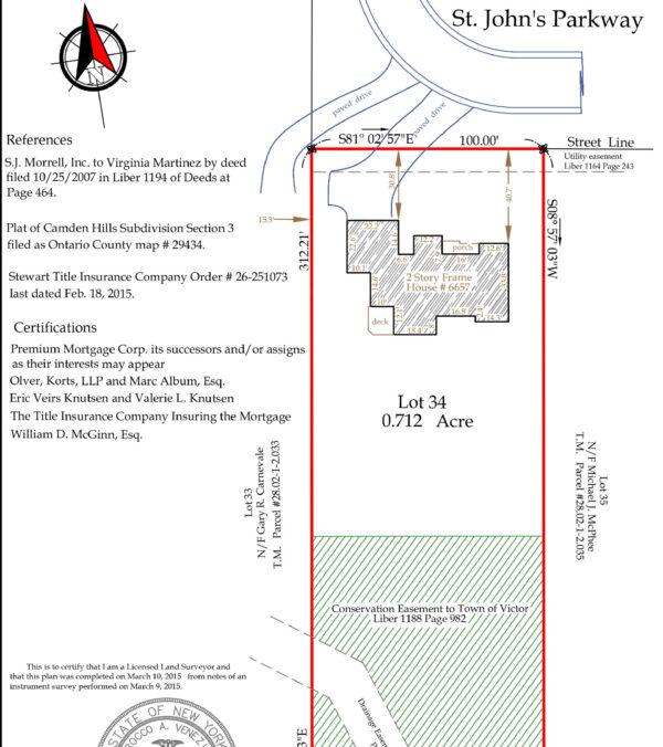 Lot Survey – Venezia & Associates